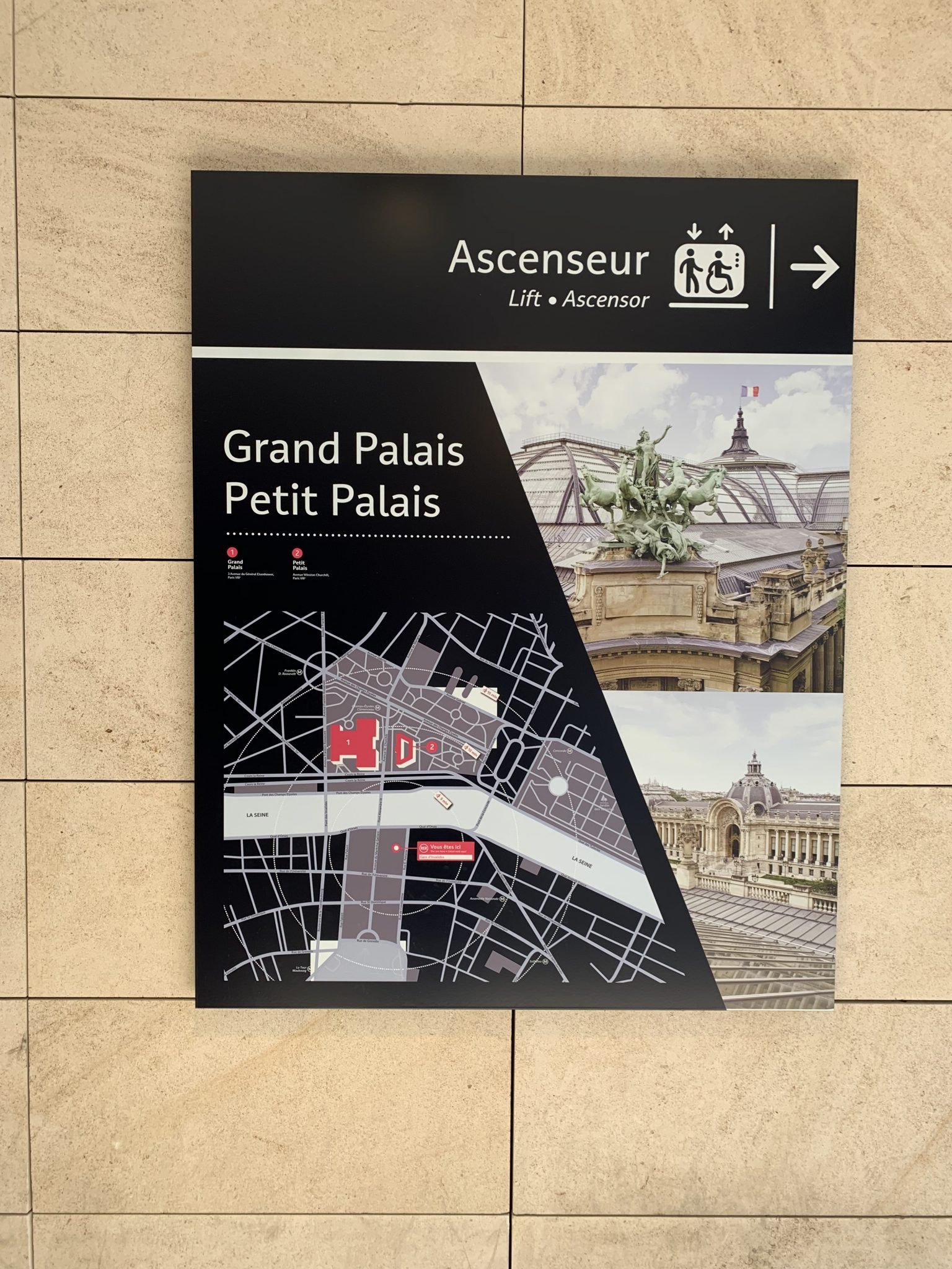 Gare des Invalides | Ouest Signalétique Services
