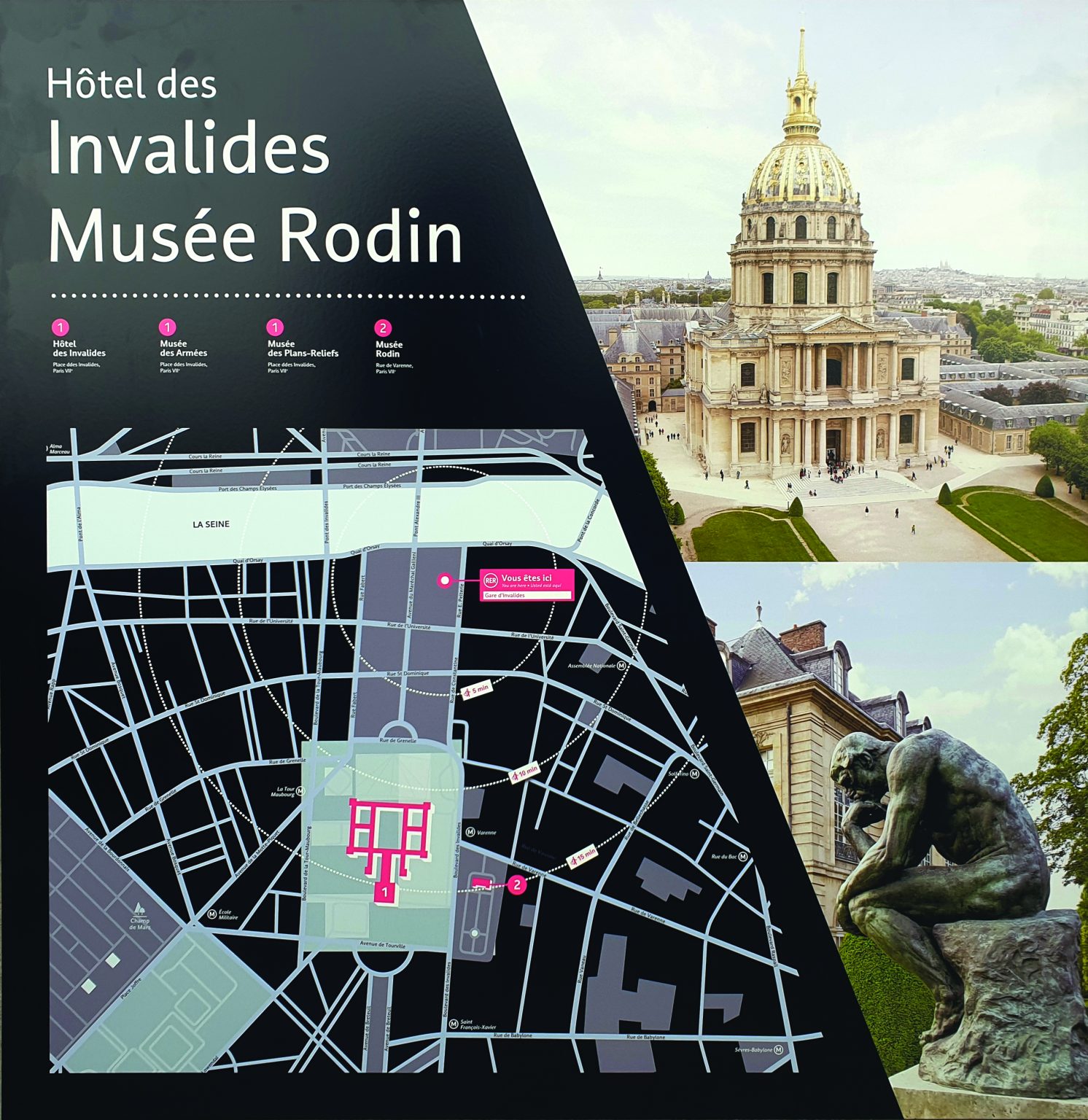 Gare SNCF "Invalides" | Ouest Signalétique Services